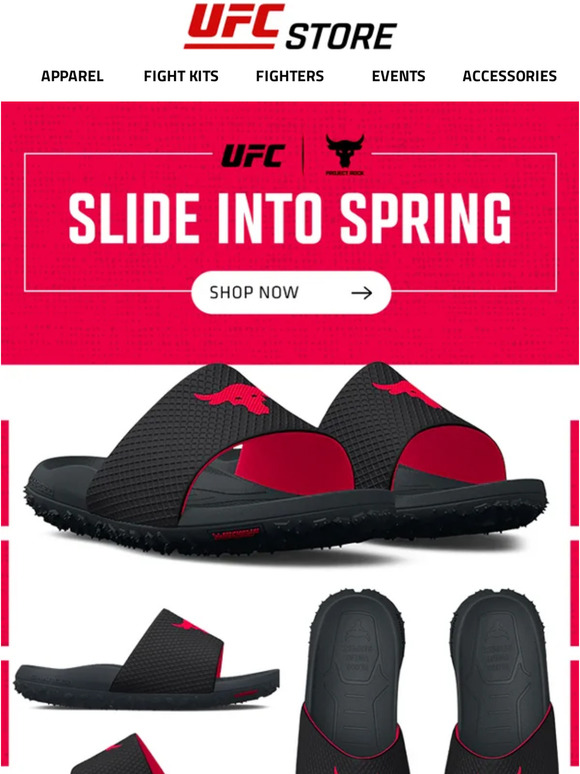 UFCStore: Step into spring with the new UFC Slides | Milled
