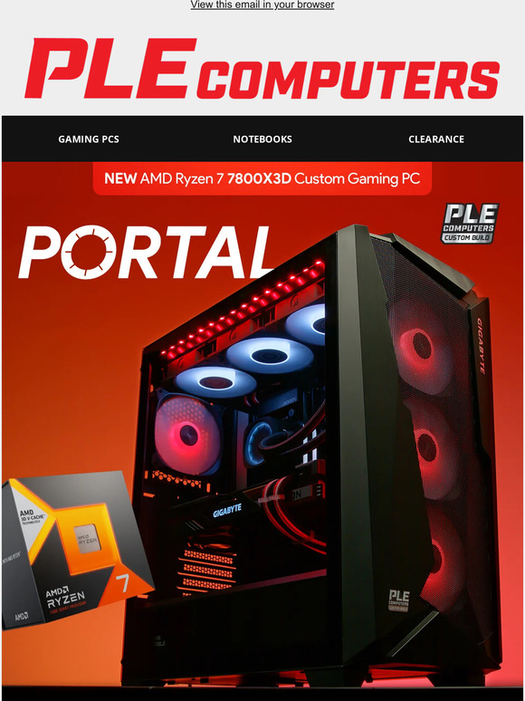 PLE Computers: NEW Ryzen 7 7800X3D + Easter Specials 🚨 | Milled