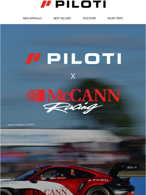 Piloti: Official Sponsor of McCann Racing | Milled