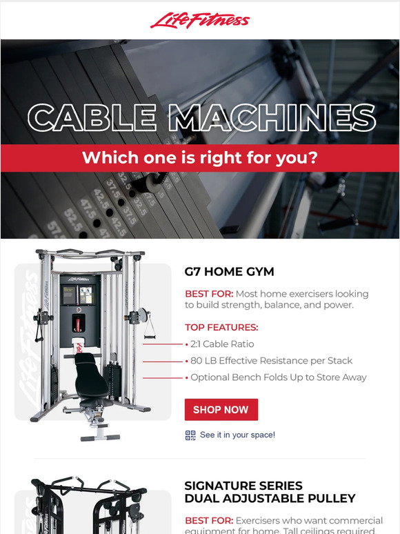 Life Fitness: What cable machine is right for your home gym? | Milled