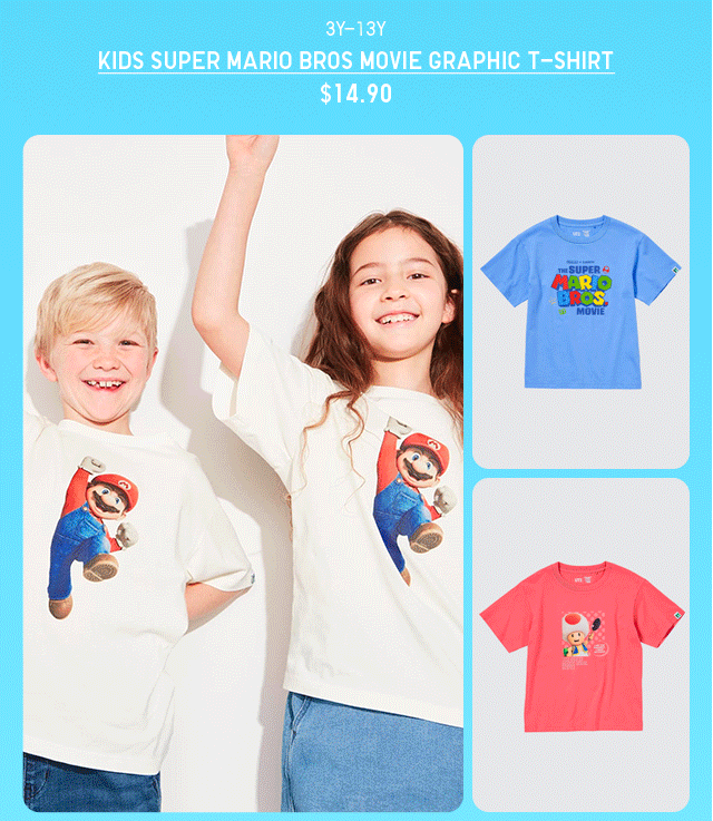 UNIQLO: The Super Mario Bros. Movie graphic tee collection is here ...
