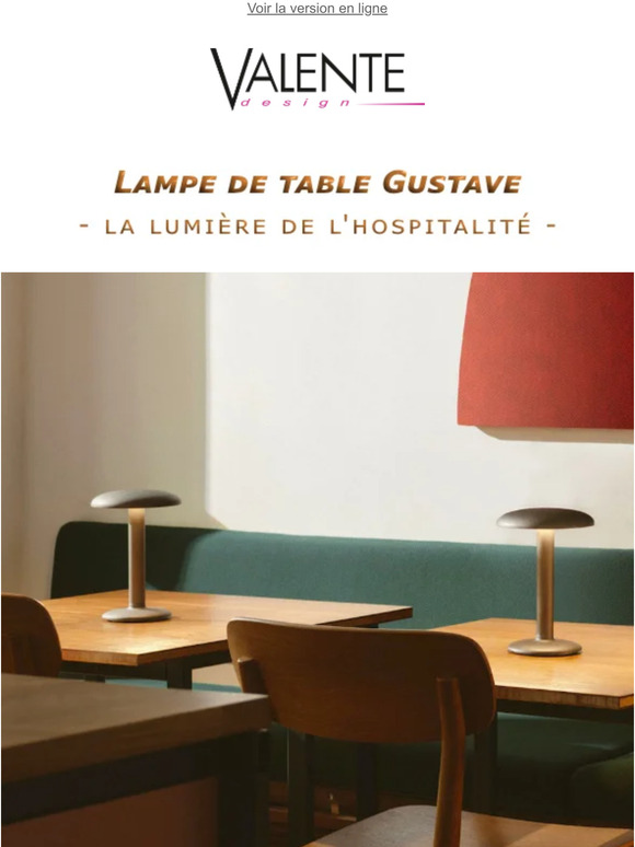 Valente Design: La lampe qui éclaire toute votre table ! | Milled