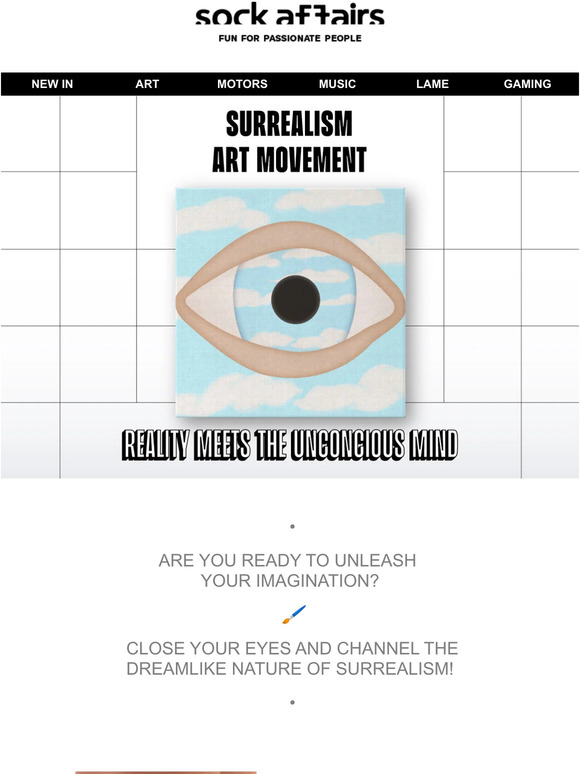 Sock Affairs: Step outside of the box with surrealism 🖼️ | Milled