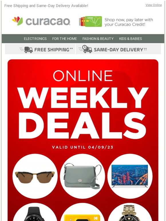 Curacao: 🔥 Online Weekly D E A L S! Great Savings Inside 🔥 | Milled