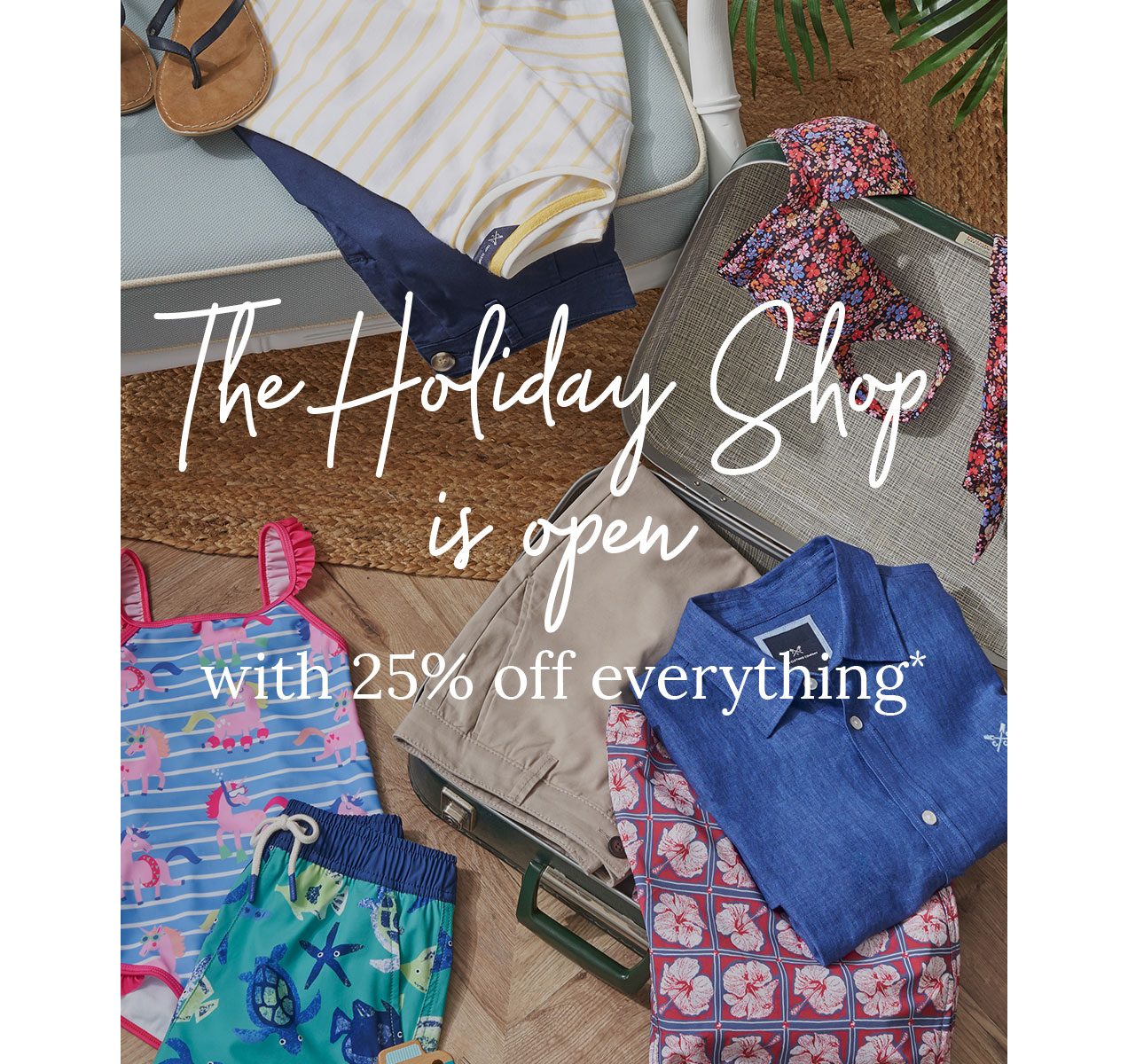 Crew Clothing: ☀️ The Holiday Shop is OPEN | Milled