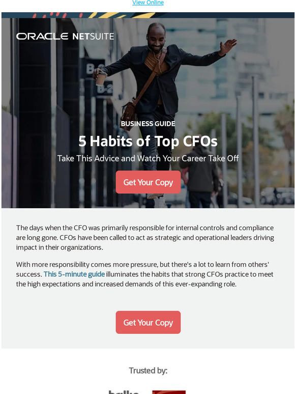 NetSuite: 5 Habits of Top CFOs | Milled