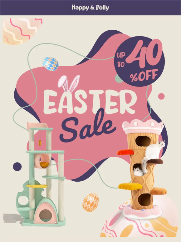 Happy & Polly: 😽Spoil your furriends this Easter! | Milled