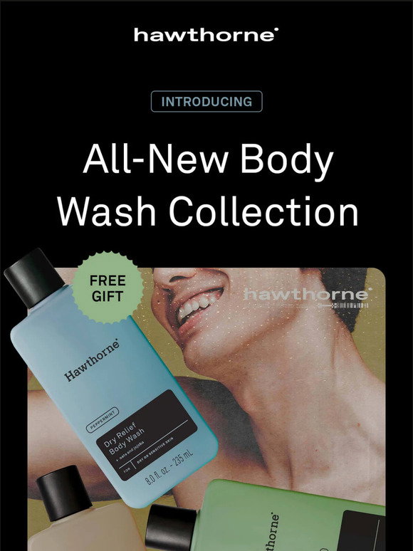 Hawthorne: Discover our ALL-NEW Body Wash Collection | Milled