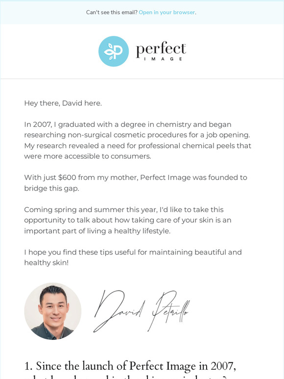 Perfect Image: Learn From Our Founder, David Petrillo! | Milled