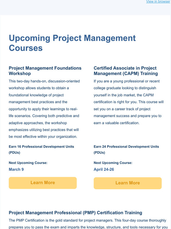 Project Management Academy: Project management courses for all skill ...