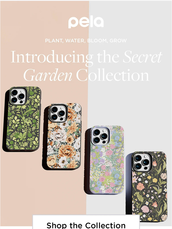 Pela Case: *NEW* Secret Garden Collection 🌼 | Milled