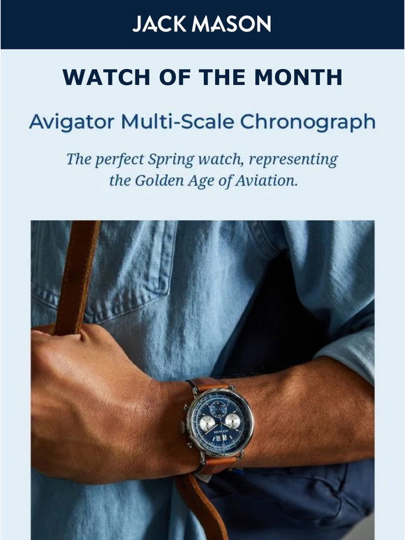 Jack Mason: Watch of the Month: Avigator Multi-Scale Chronograph | Milled