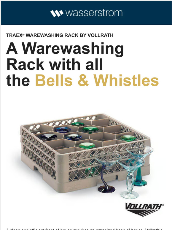 Wasserstrom: A warewashing rack that exceeds expectations » | Milled