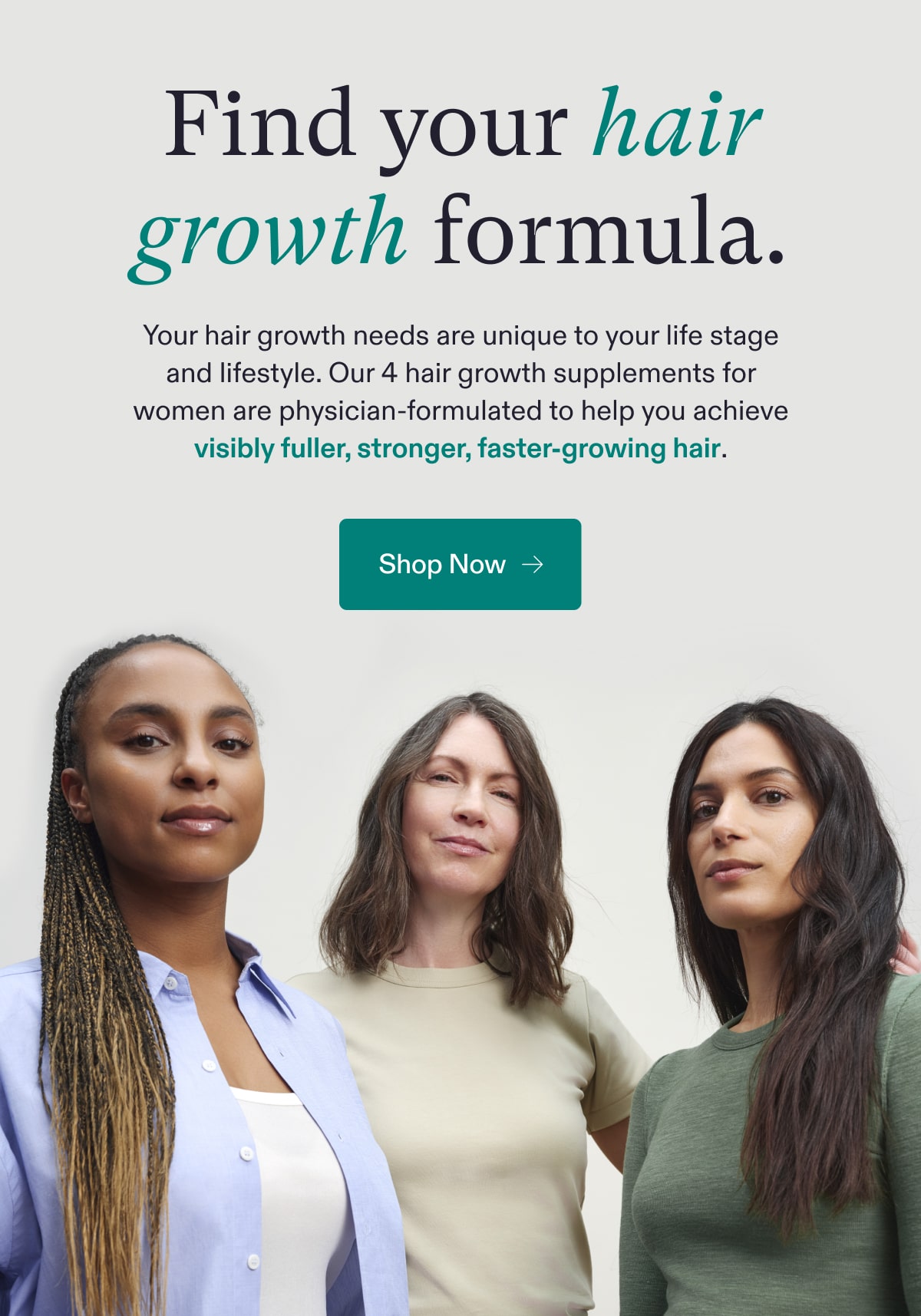 Nutrafol: Find your hair growth formula. | Milled