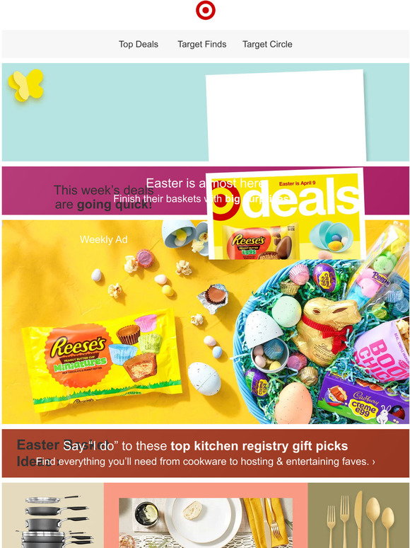 Target: It's the final week to build your Easter basket. | Milled