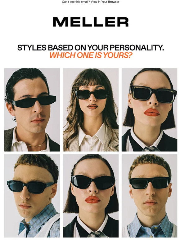 Meller: 7 styles. All designed thinking of you. | Milled