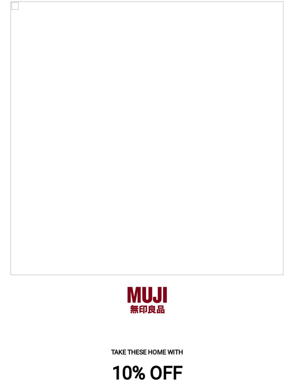 MUJI: 10% Off MUJI Essentials | Milled