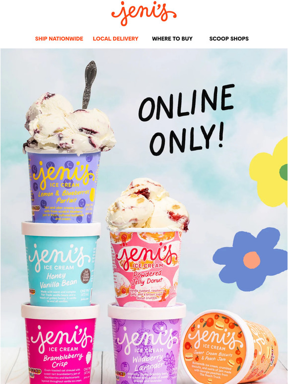 Jeni's Ice Creams: Flavor refresh! Spring is here | Milled