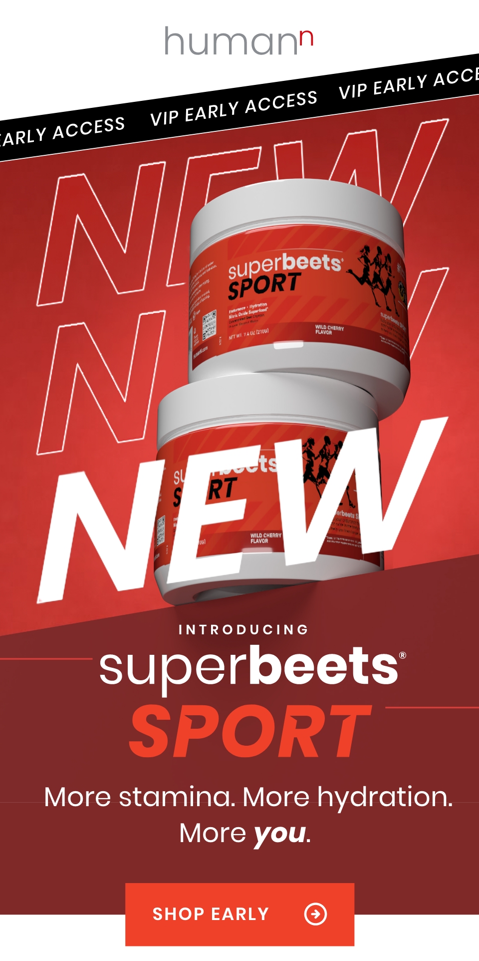 HumanN: Exclusive Early Access: ⚡️NEW SuperBeets Sport | Milled