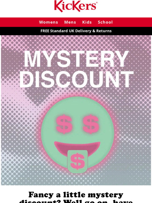 Kickers: When we say MYSTERY you say DISCOUNT! MYSTERY … 🤑 | Milled