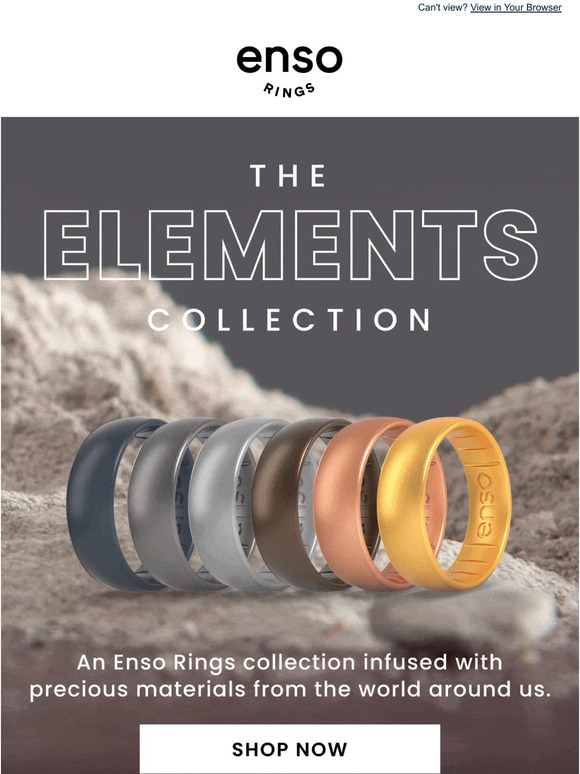 Enso Rings: Elements of the Earth 🌎 | Milled