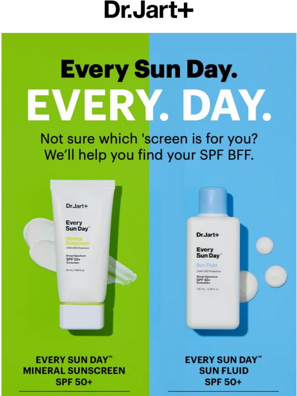 Dr.Jart: Which Sunscreen Is Right for You? | Milled