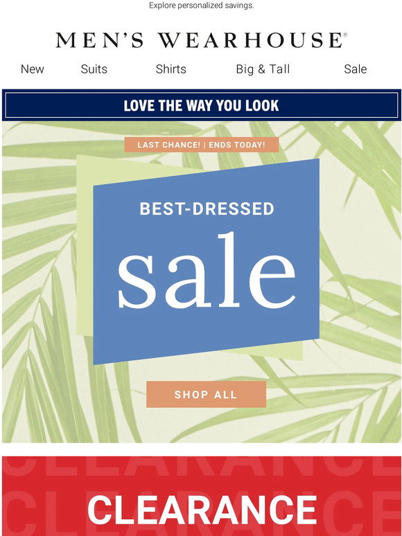 Men's Wearhouse: We've selected on-sale styles you'll love. | Milled