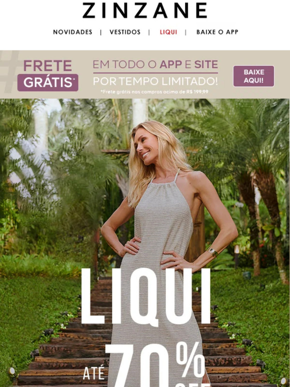 Zinzane: TUDO COM ATÉ 70% DE DESCONTO | Milled