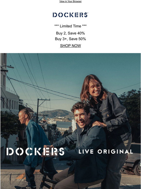 Dockers: Introducing the Original Collection | Milled