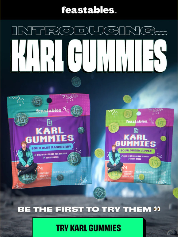 Feastables: NEW: KARL GUMMIES 👀 | Milled