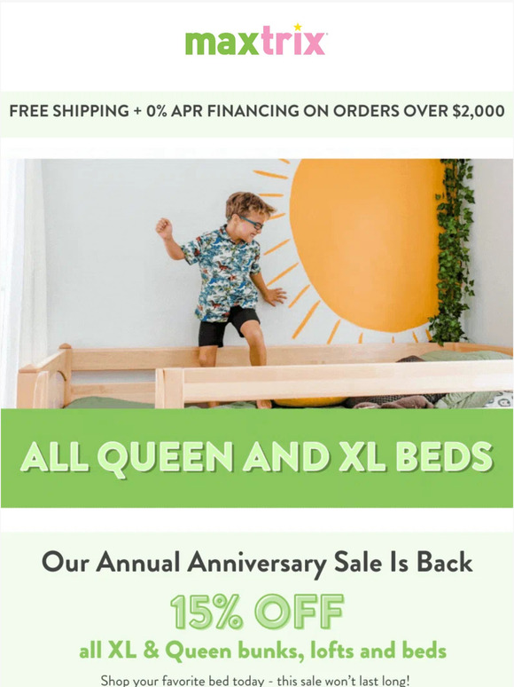 Maxtrix Kids Furniture: Our BIGGEST sale of the year is here – 15% off ...