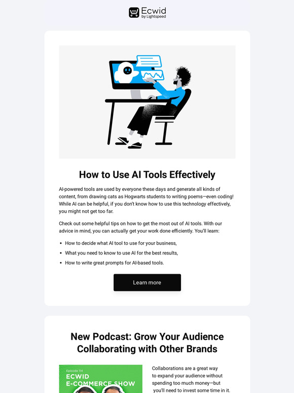 Ecwid: How to Use AI Tools to Get Work Done 🤖 | Milled