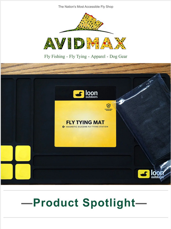 AvidMax: Product Spotlight Loon Fly Tying Mat | Milled
