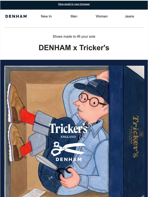Denham: Authentic British craftsmanship: DENHAM x Tricker's | Milled