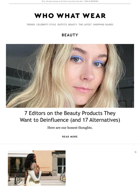 Who What Wear: Run, don't walk—these 14 cult-loved beauty items are ... Who What Wear: Run, don't walk—these 14 cult-loved beauty items are ...