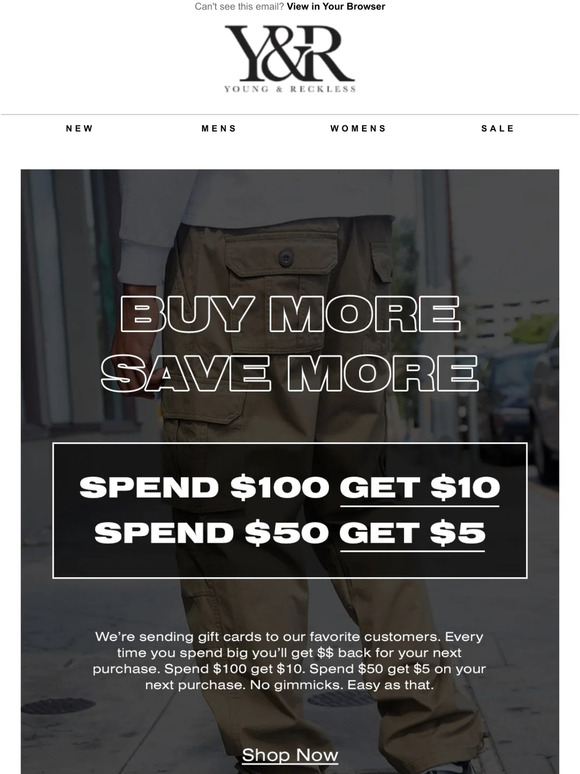 Young & Reckless: 🫂 $10 for your next order | Milled