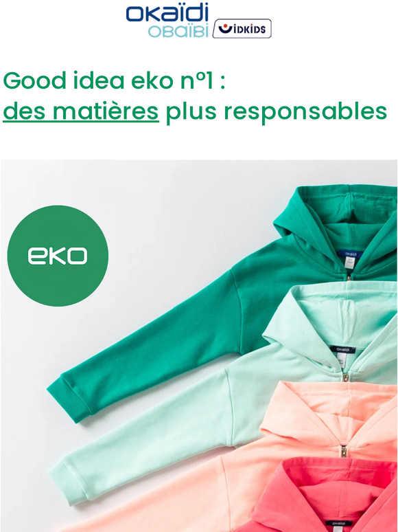 Okaïdi: Nos matières eko : pour une mode plus responsable | Milled