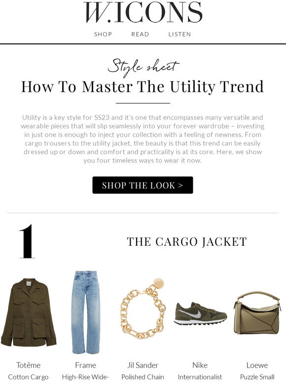 Wardrobe Icons: Timeless Ways To Wear The Utility Trend | Milled