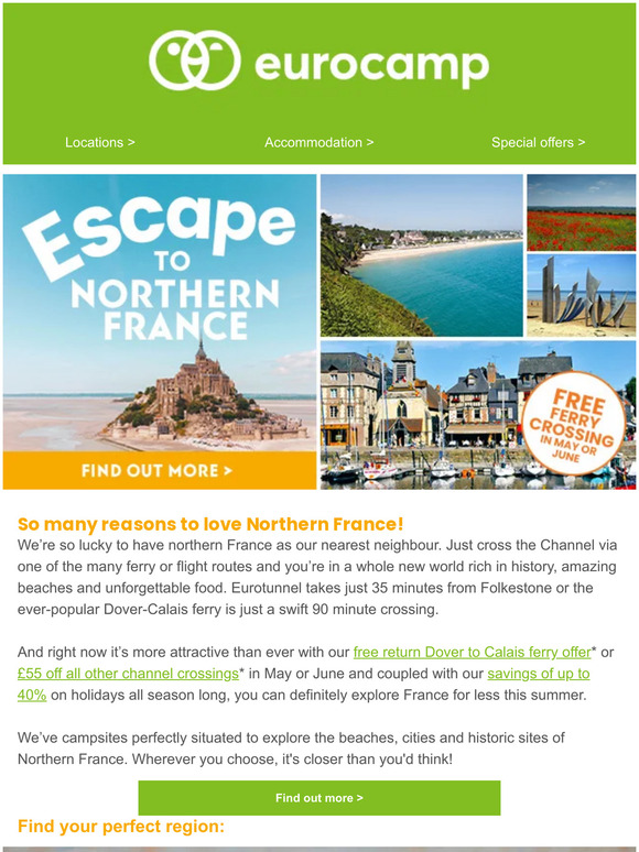 KeyCamp: Explore Northern France for less | Milled
