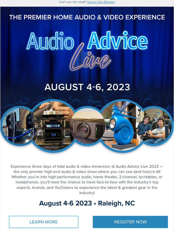 Audio Advice: 📣 Audio Advice Live 2023: Register Now!📣 | Milled