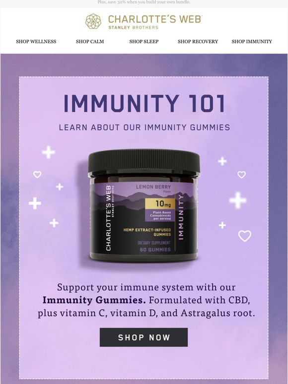 Charlotte's Web: Welcome to Immunity 101 | Milled