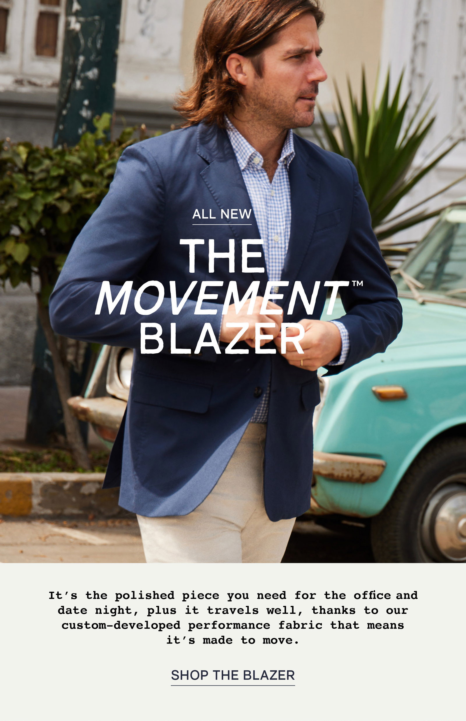 Faherty: Introducing: The Movement™ Blazer | Milled