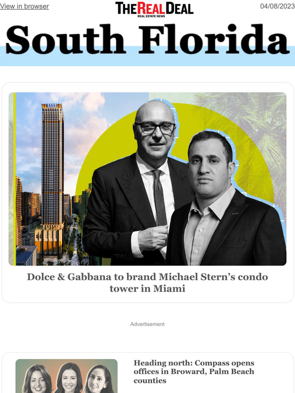 The Real Deal: Stern partners with Dolce & Gabbana on Miami tower ...