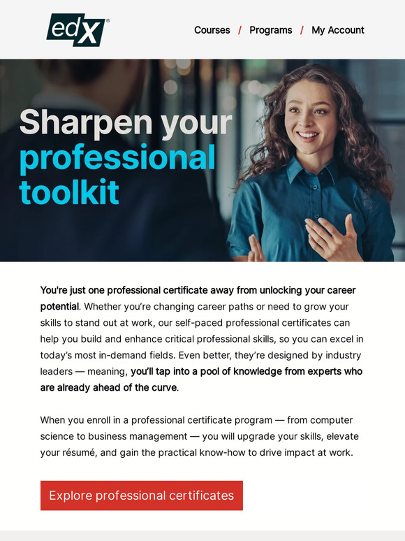 edX: Explore professional certificates, from edX | Milled