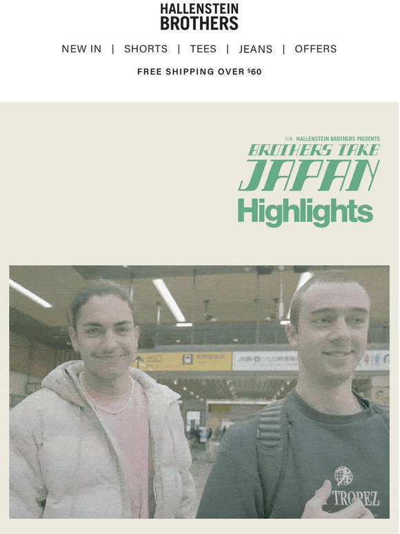 Hallenstein Brothers: Brothers Take Japan | The Highlights 📸 | Milled