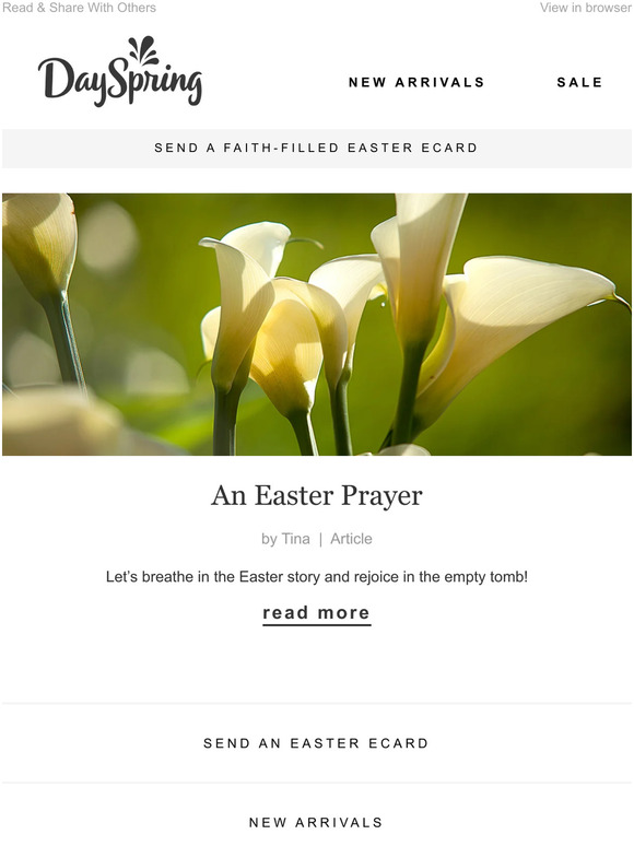 DaySpring: An Easter Prayer | Milled