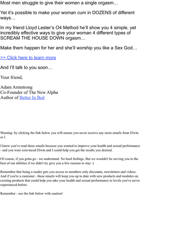 The New Alpha (US): 4 Types of Orgasms = Her Addicted to YOU ;) | Milled