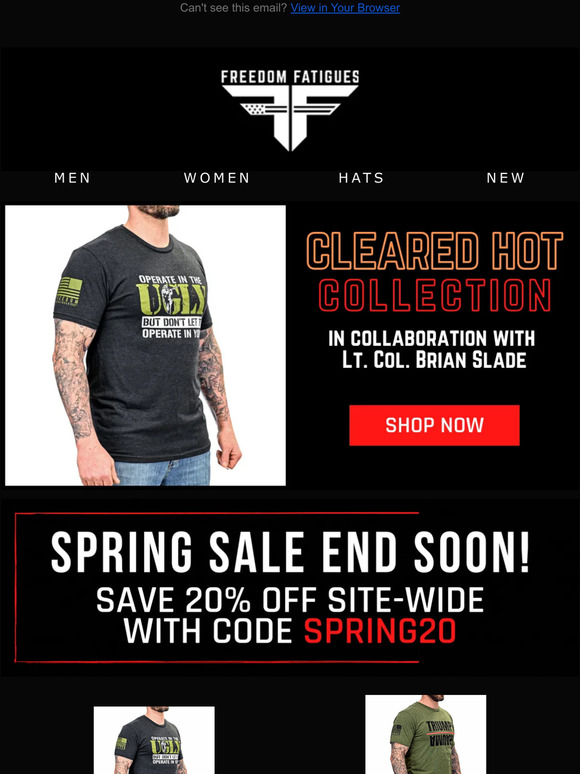 Freedom Fatigues: Ready for the Heat? The Cleared Hot Collection by Lt ...