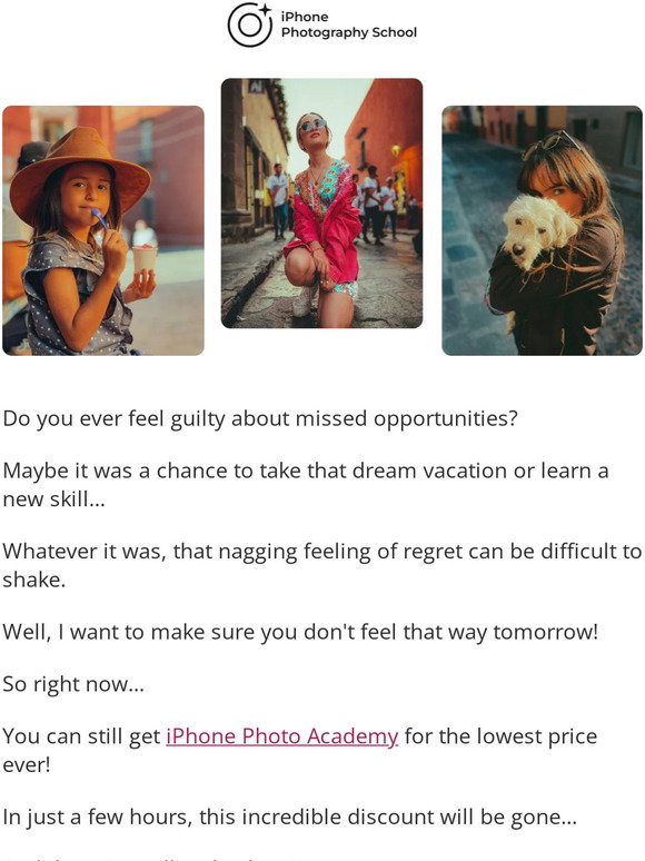 iPhone Photography School: Deep regret | Milled