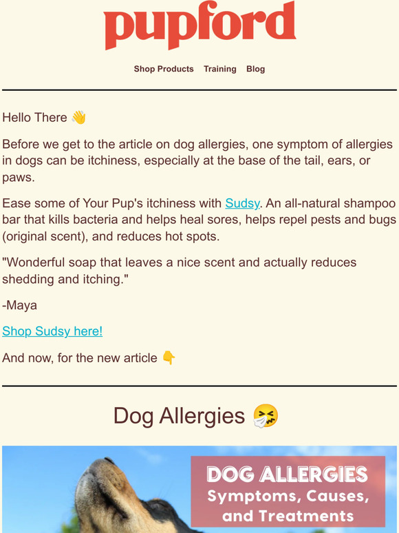 Pupford: [article] What do itchiness, sneezing, and vomiting/diarrhea ...